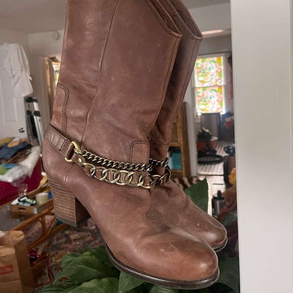 Shoes | Chain Cowgirl Boots | Poshmark